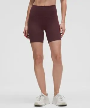 Lululemon Wunder Train High-Rise Short 6" Goodnight Plum