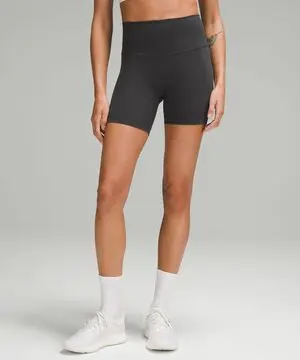 Lululemon Wunder Train High-Rise Short 6" Graphite Grey