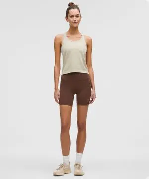 Lululemon Wunder Train High-Rise Short 6" Lava Cake