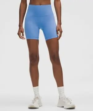 Lululemon Wunder Train High-Rise Short 6" Pool Party