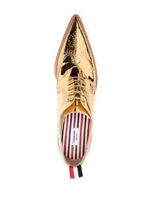 Thom Browne Metallic Longwing Brogues