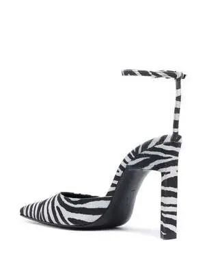 Attico Zebra-print Pumps