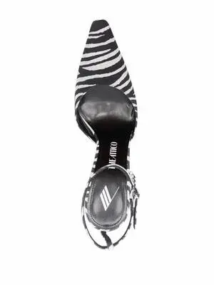 Attico Zebra-print Pumps
