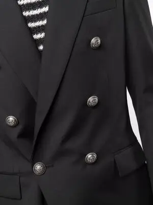 Balmain Double-breasted Wool Blazer