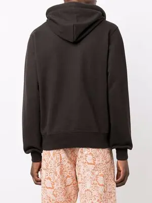 AMBUSH Drawstring Cotton Hoodie - Brown