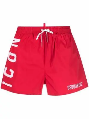 Dsquared2 Logo-print Swim Shorts - Red