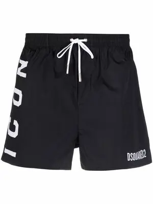 Dsquared2 Logo-print Drawstring Swim Shorts