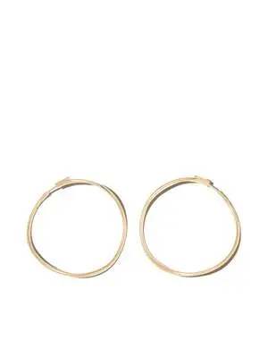 ANITA KO 18kt Yellow Twisted Hoop Earrings - Gold