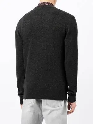 Dolce & Gabbana Fine-knit Embroidered Jumper - Grey