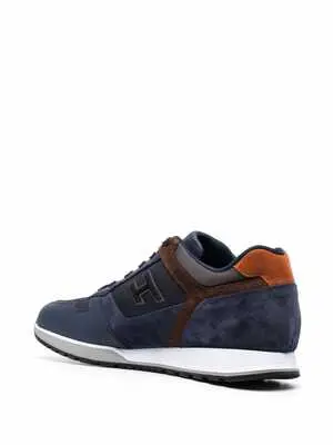 Hogan Panelled Leather Sneakers