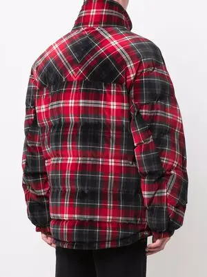 Dolce & Gabbana Reversible Plaid Puffer Jacket