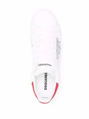 Dsquared2 Logo-print Low-top Sneakers - White