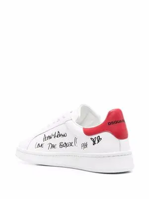 Dsquared2 Logo-print Low-top Sneakers - White