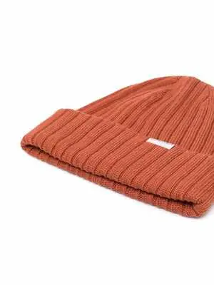 Woolrich Ribbed Knit Wool Beanie