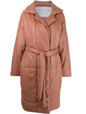 Proenza Schouler White Label Belted Padded Coat