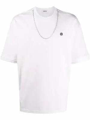 AMBUSH Chain Collar T-shirt - White