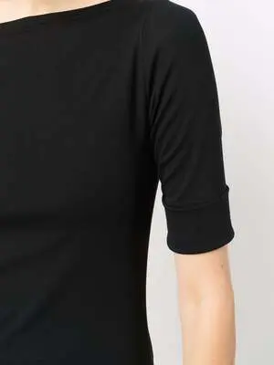 Ralph Lauren Judy Boat Neck Top - Black
