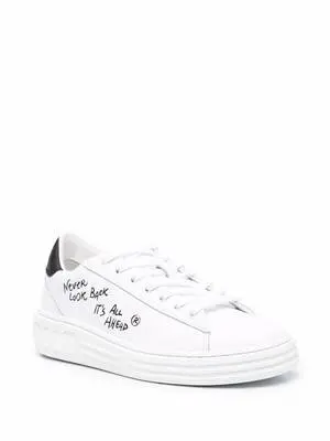 MSGM Leather Sneakers
