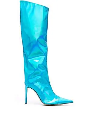 Alexandre Vauthier Metallic Boots For Women