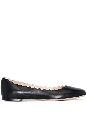 Chloe Scalloped Flats For Women