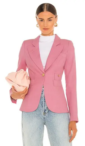 Smythe Classic Duchess Single-breasted Blazer - Rethink Pink