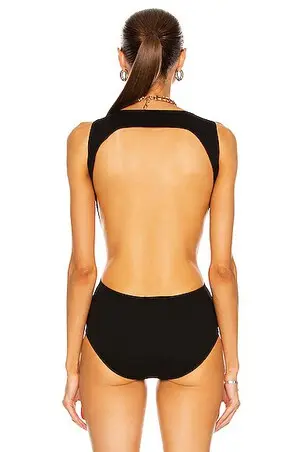 Alexander McQueen Cutout One Piece Bodysuit