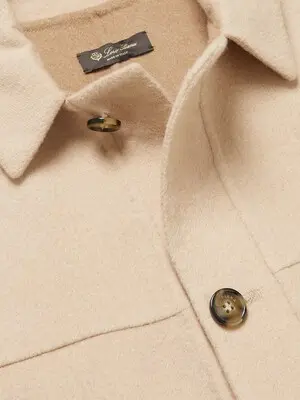 Loro Piana Brent Camel Hair-blend Overshirt