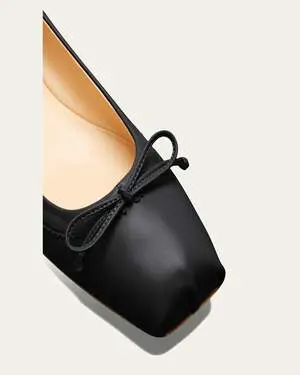 CHRISTIAN LOUBOUTIN Mamadrague Napa Ballerina Flats - Black