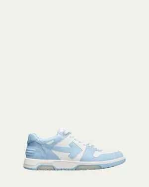 Off-White Odsy 1000 Sculpted-Sole Sneakers - White/light Blue