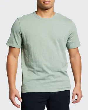 Theory Cosmos Essential T-shirt Steel Green