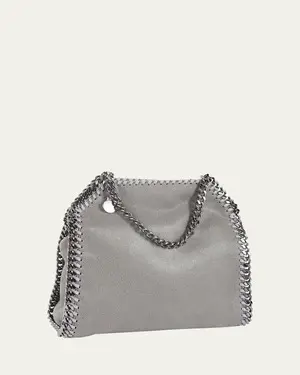 Stella McCartney Mini Falabella Top Handle Bag - Light Gray