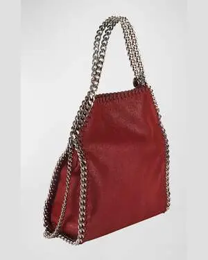 Stella McCartney Mini Falabella Top Handle Bag - Light Gray