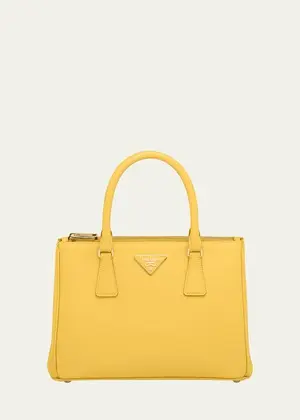 Prada Galleria Small Saffiano Double-Zip Tote Bag F0377 Sole