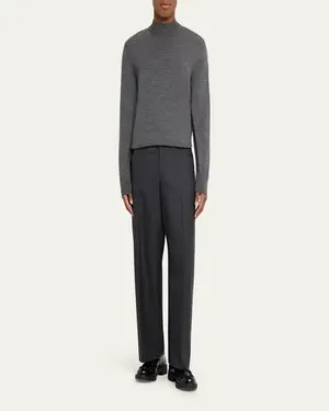 Prada Triangle Logo Leather Loafers