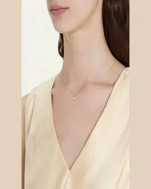 SYDNEY EVAN Medium Enamel Evil Eye Necklace