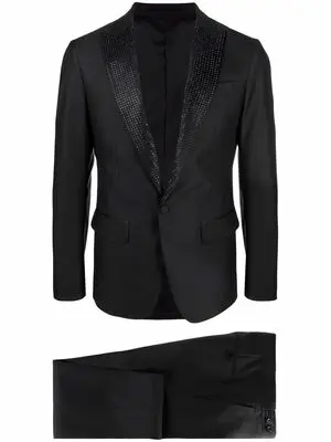 Dsquared2 Crystal-embellished Single-breasted Suit