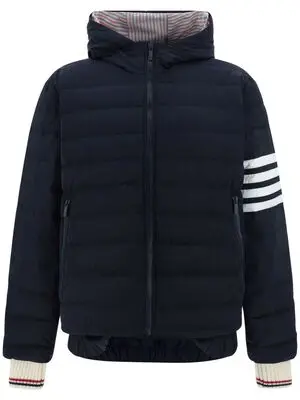 Thom Browne 4-bar Stripe Padded Jacket - Blue