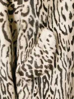 Giambattista Valli Animal Print Wool Coat