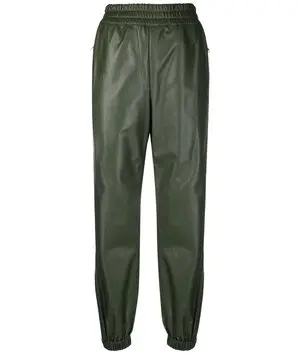 Alexander McQueen Elasticated Leather Joggers