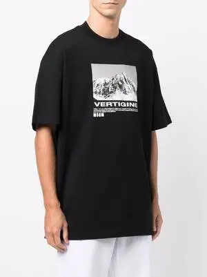 MSGM Vertigine Graphic-print T-shirt