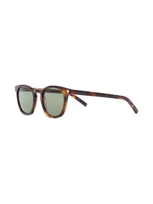 Saint Laurent Tortoiseshell Sunglasses - Brown