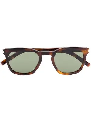 Saint Laurent Tortoiseshell Sunglasses - Brown
