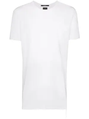 Ksubi Distressed-hem Longline T-shirt
