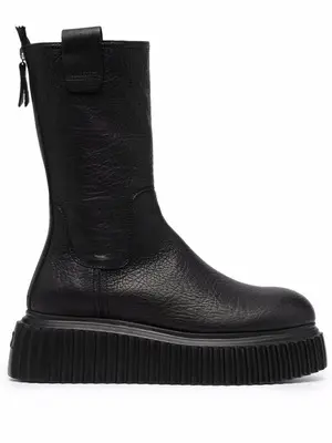 Agl Milagros Platform Boots - Black