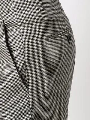 Dsquared2 Houndstooth Cropped Trousers