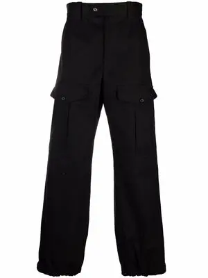 Alexander McQueen Flap-pocket Cotton Trousers