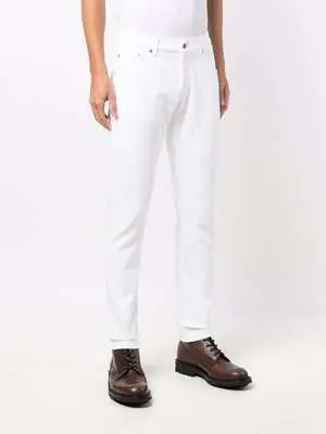 DONDUP High-rise Slim Fit Jeans - White