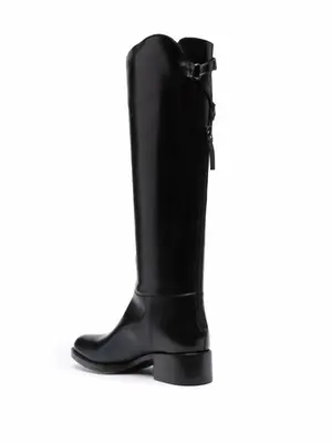 Sartore Rear-zip Knee-length Boots