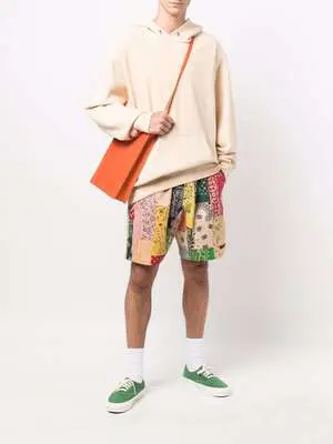 Readymade Patchwork Bandana Print Shorts - Neutrals