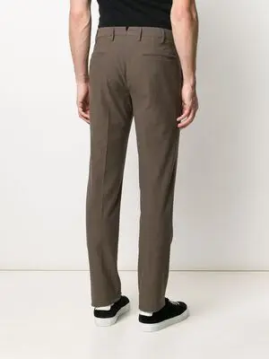 Incotex Tailored Straight Leg Trousers - Brown